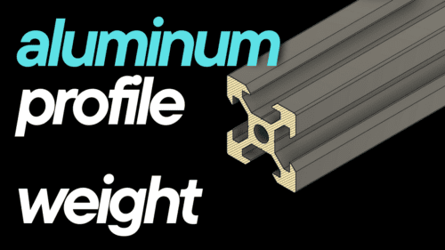What are the sizes of aluminum extrusion profiles? - Bitfab Parts