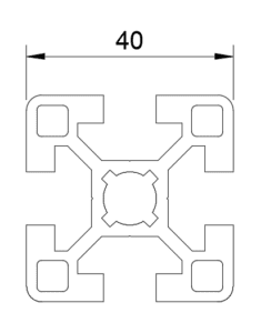 What are the sizes of aluminum extrusion profiles? - Bitfab Parts